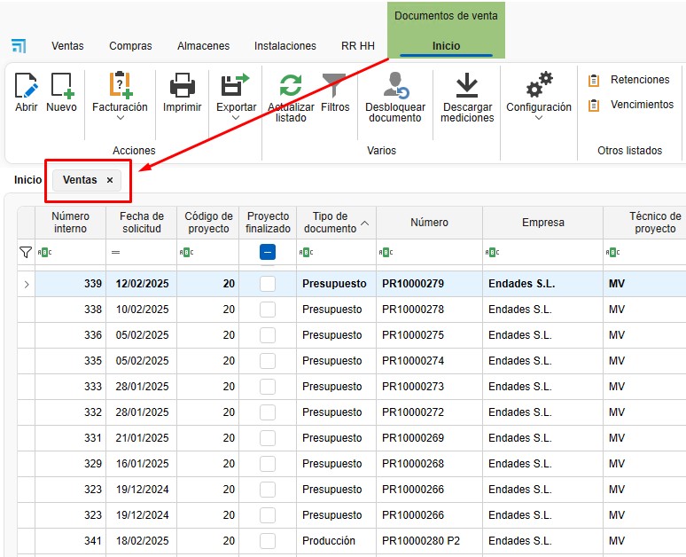 1. Ventas y Compras - Documentos